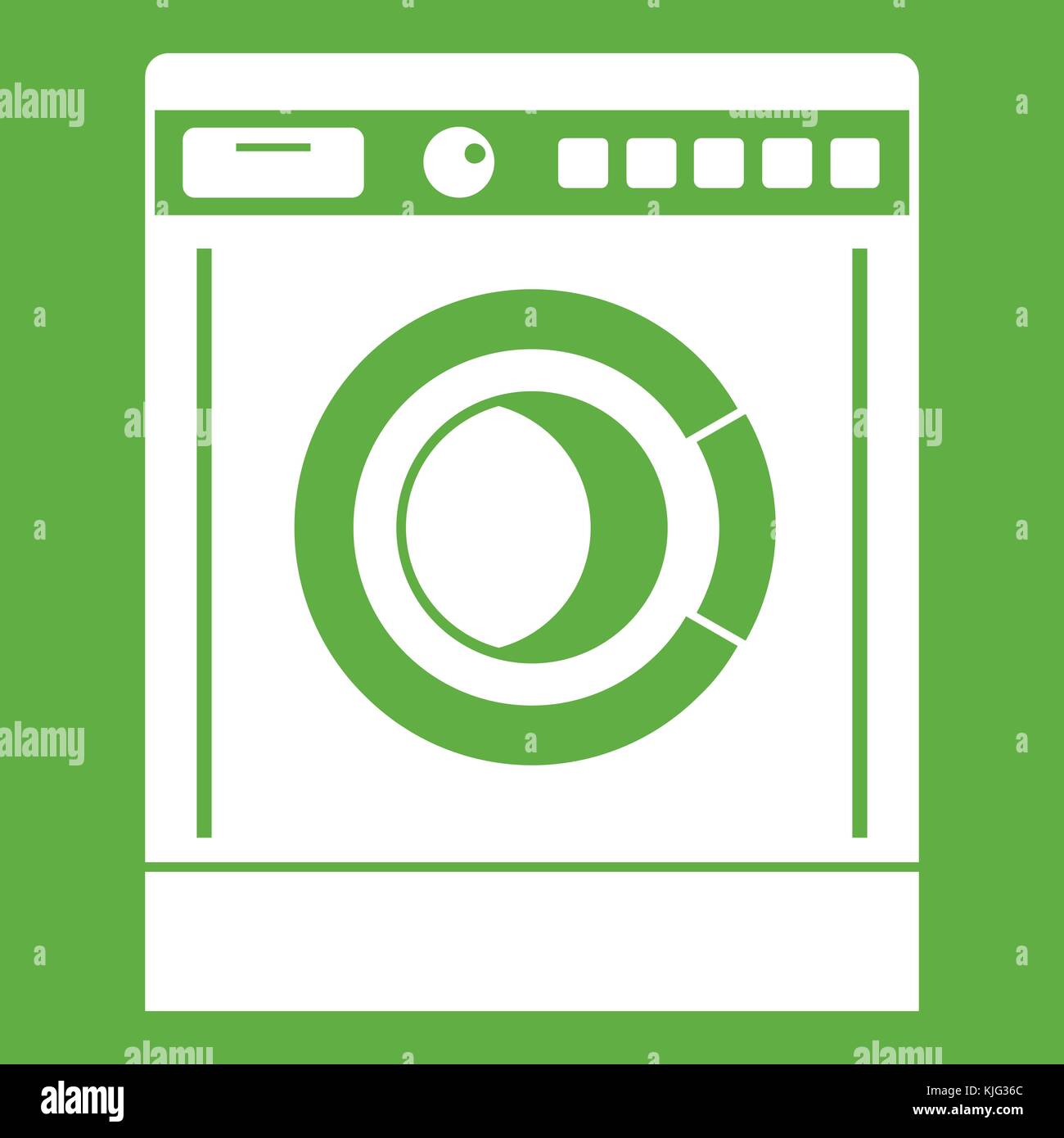 Washing machine icon green Stock Vector Image & Art - Alamy