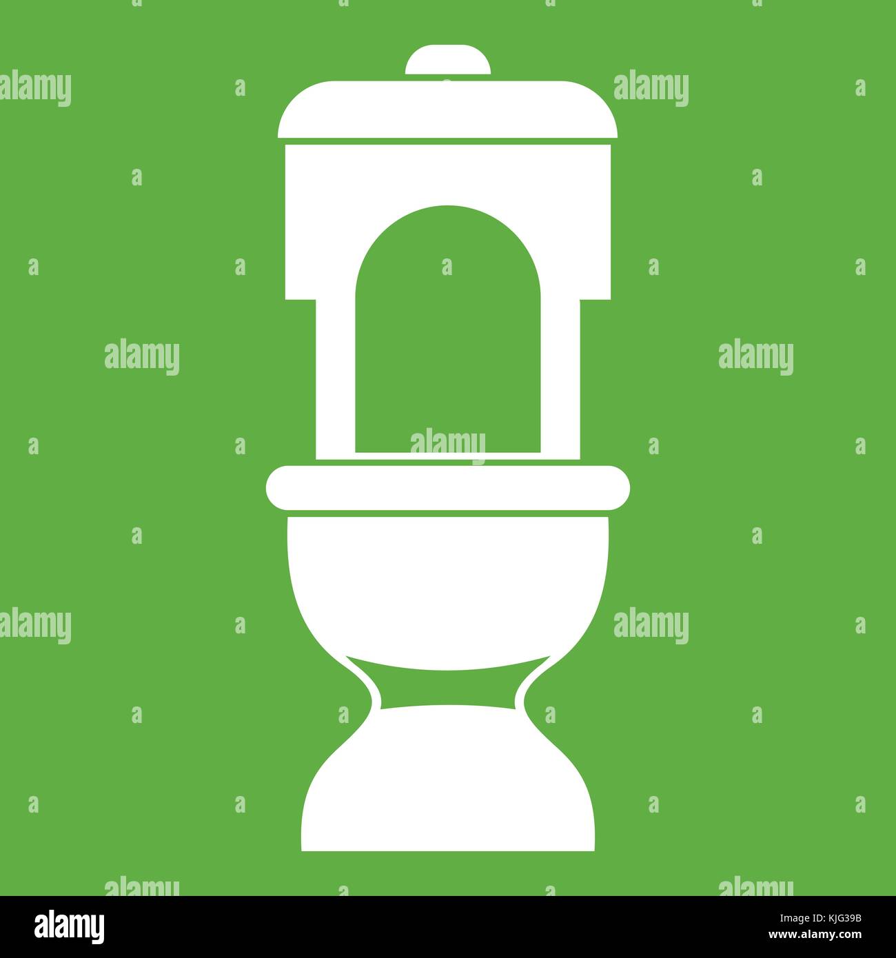 Toilet bowl icon green Stock Vector Image & Art - Alamy