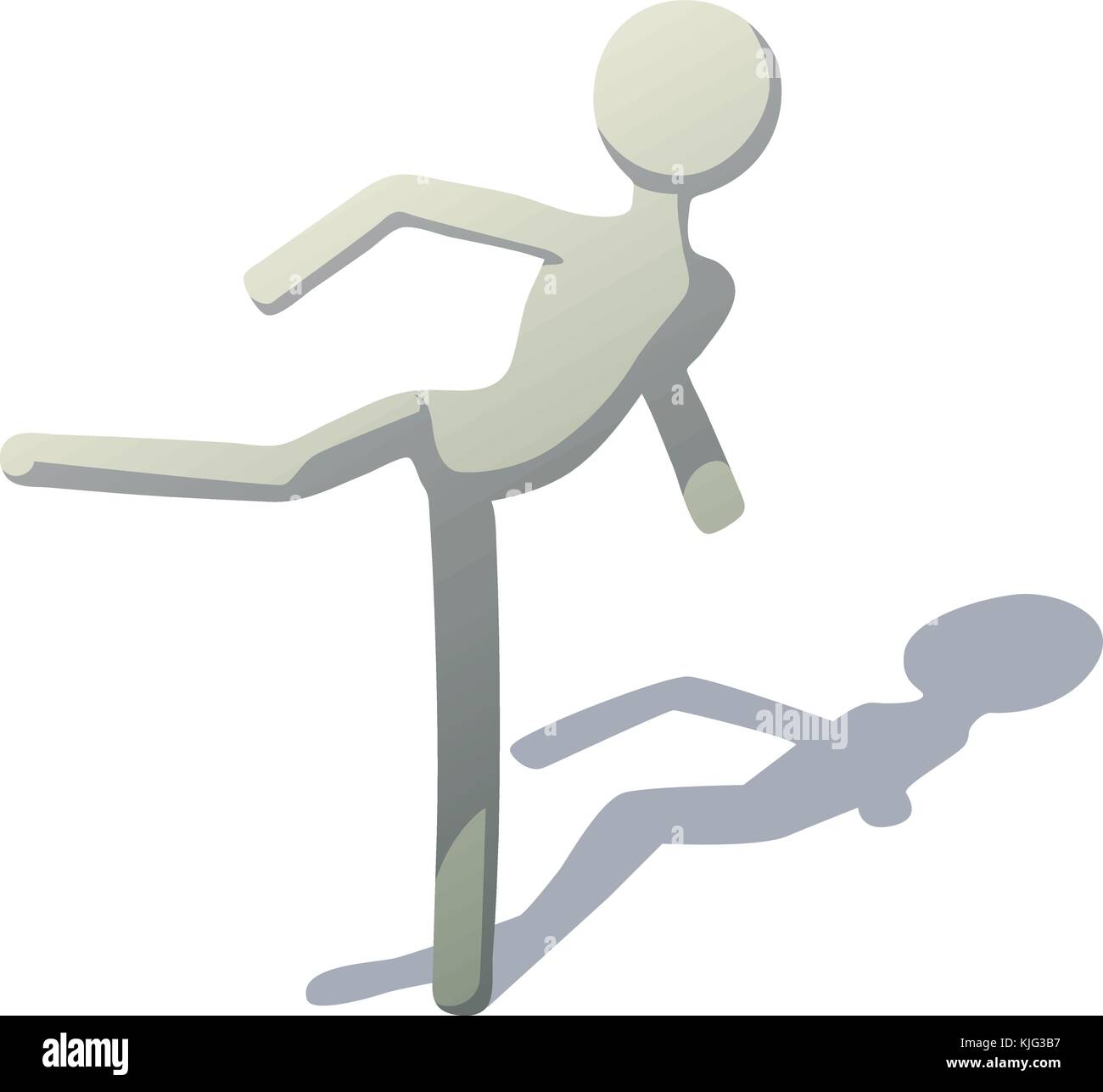 Kick to the knee Stock Vector Images - Alamy