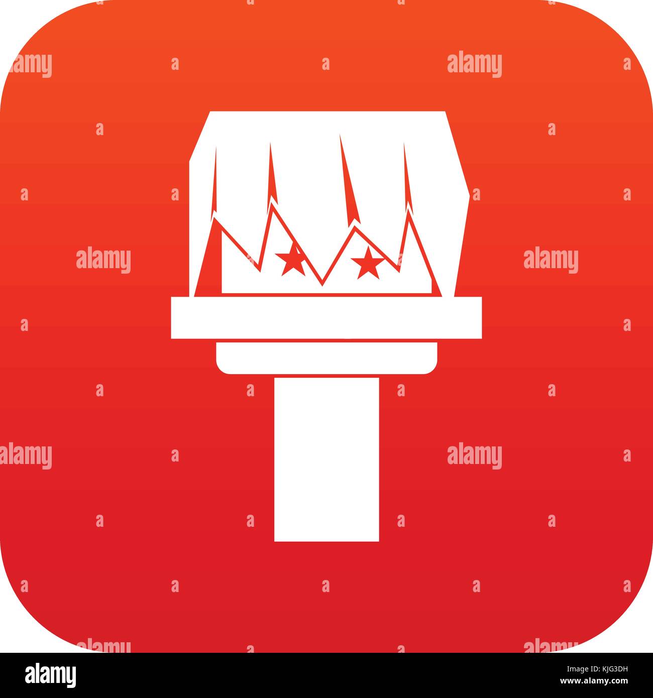 Box magic icon digital red Stock Vector Image & Art - Alamy