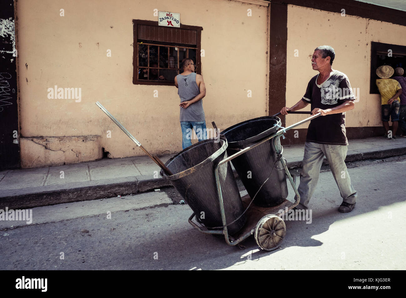 Rubbish Cart High Resolution Stock Photography and Images - Alamy