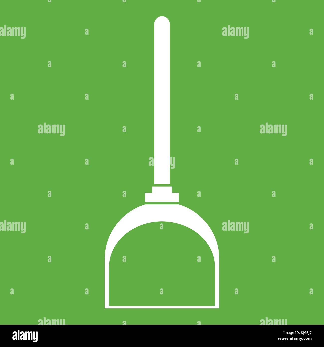 Scoop for cleaning icon green Stock Vector Image & Art - Alamy