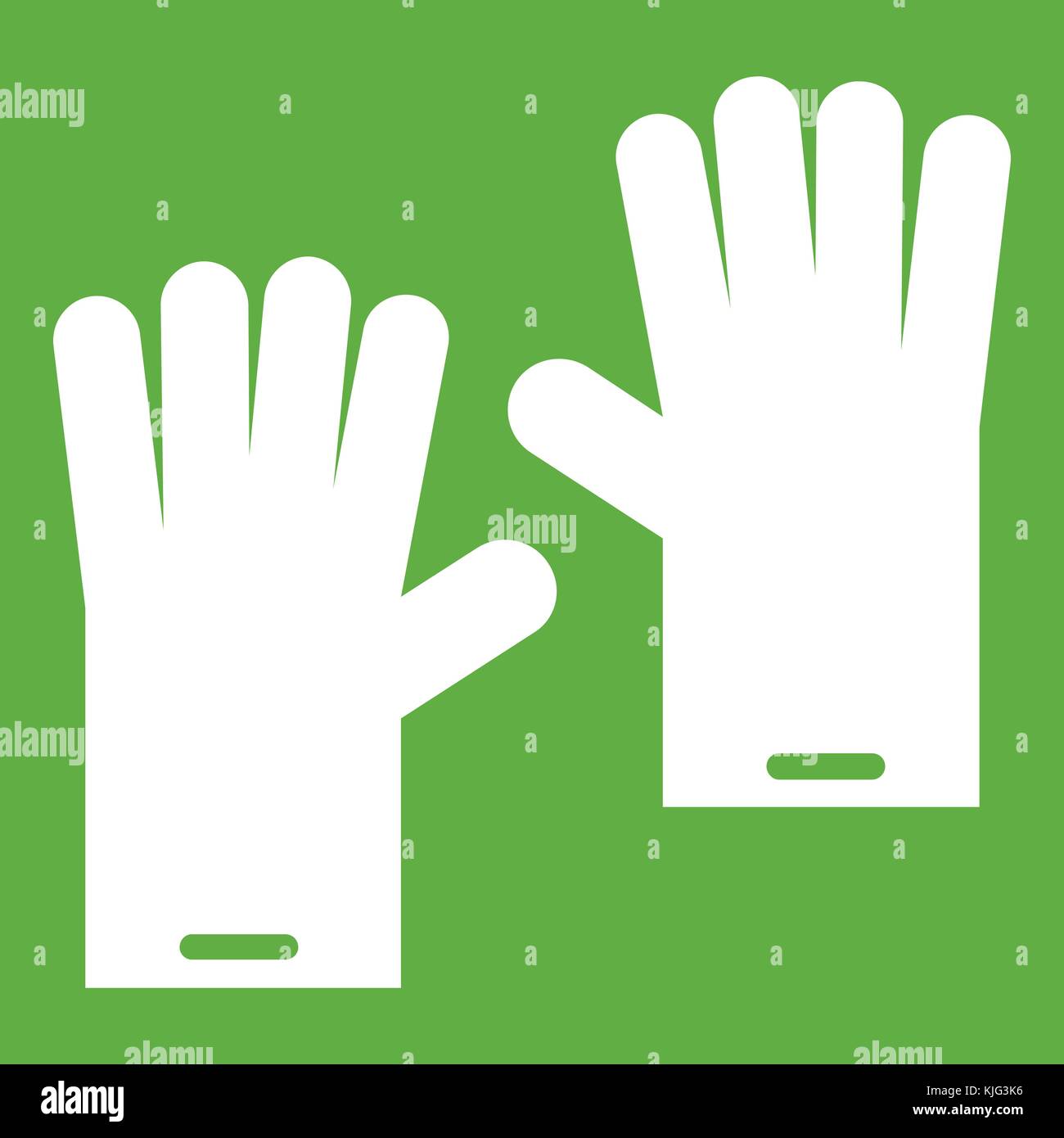 Rubber gloves icon green Stock Vector Image & Art - Alamy