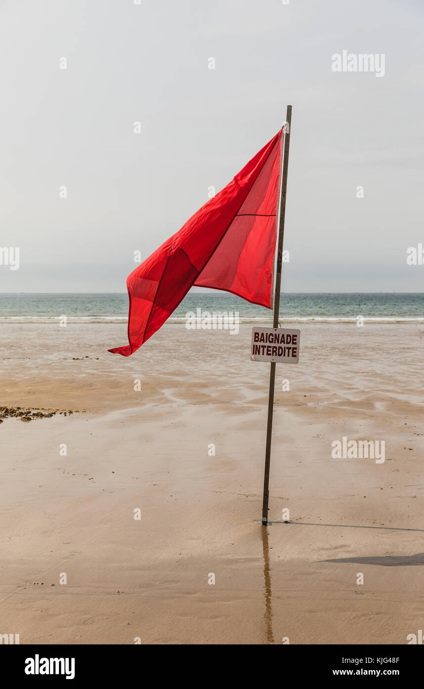 No swimming flag hi-res stock photography and images - Alamy