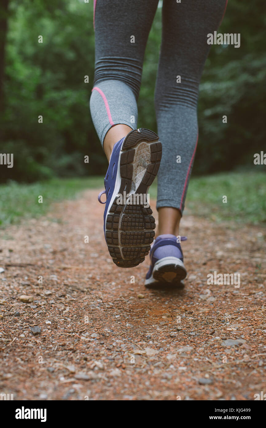 Close-up of a woman running Stock Photo - Alamy