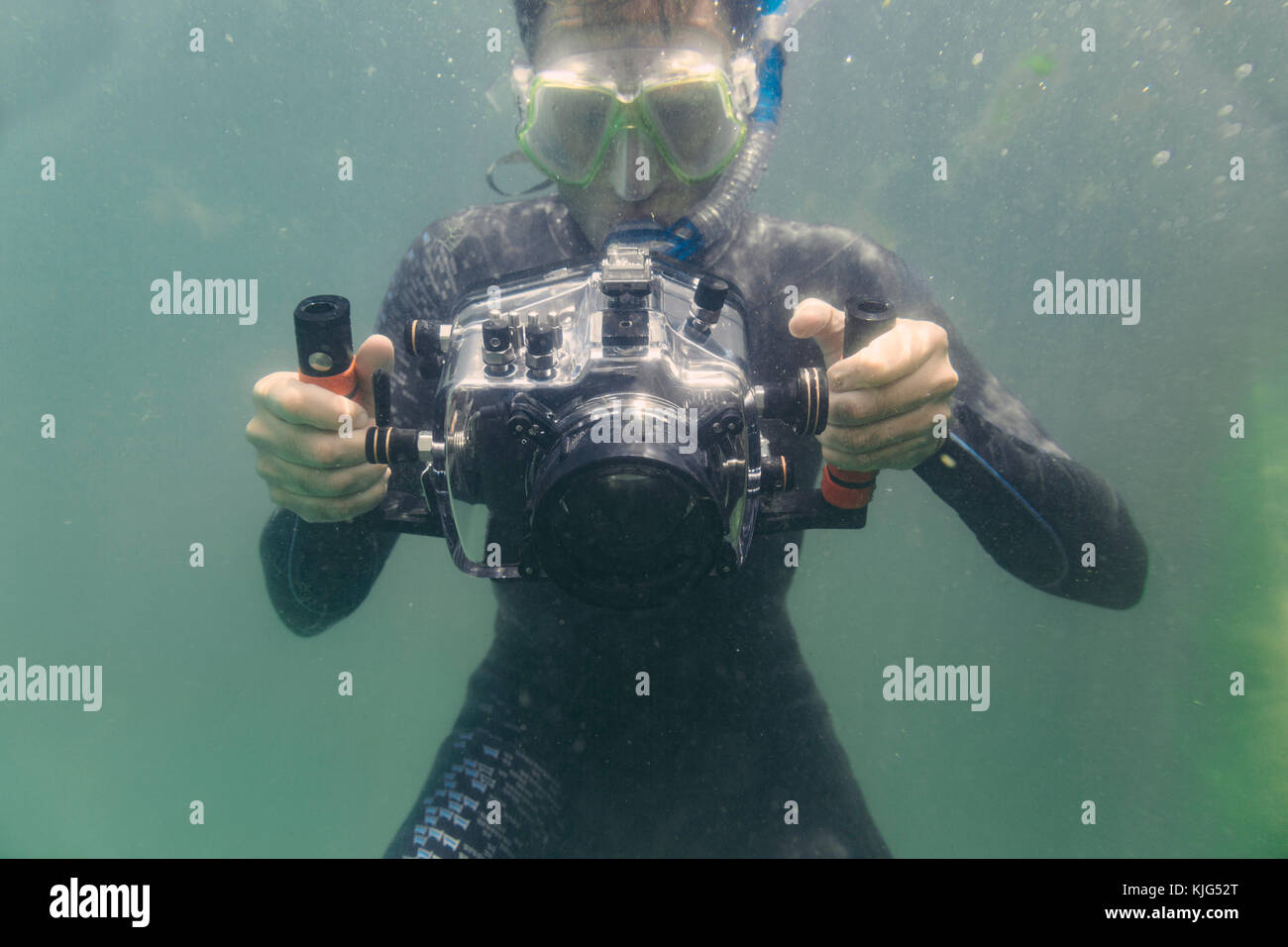 Modern diving suit underwater hi-res stock photography and images - Alamy