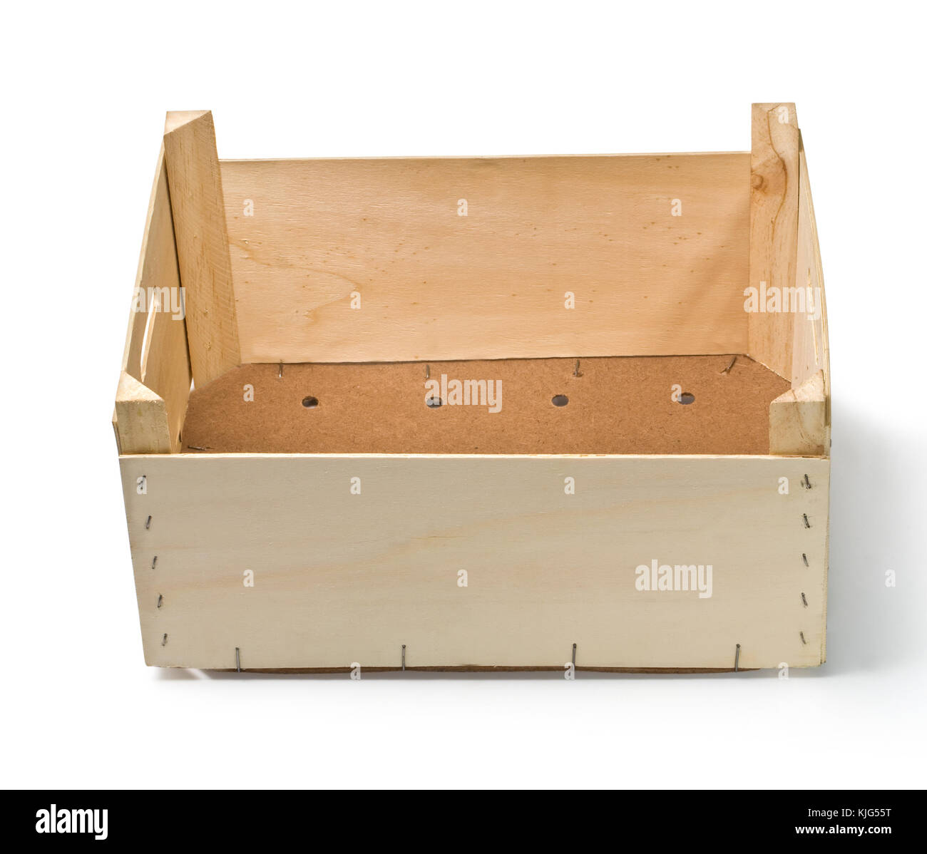 empty wooden crate isolated on white.with clipping path Stock Photo - Alamy