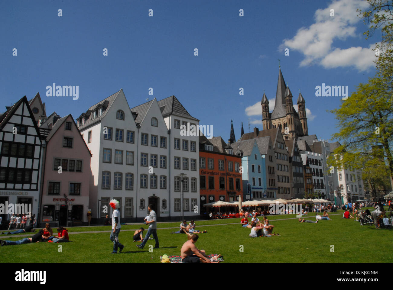 Cologne old town buildings hi-res stock photography and images - Alamy