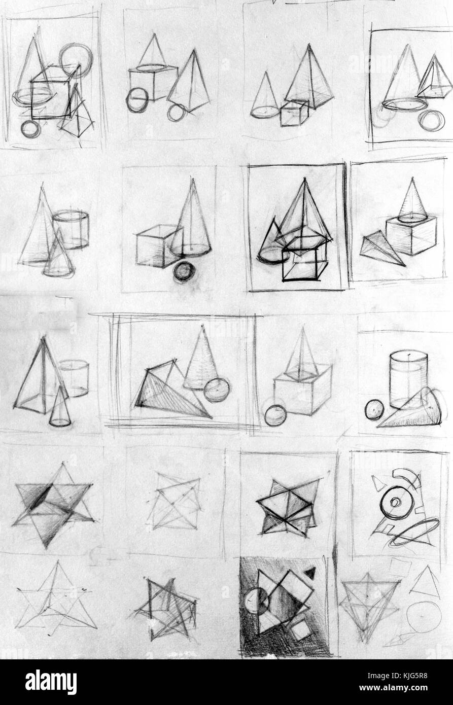 Pencil drawing, sketch Stock Photo - Alamy