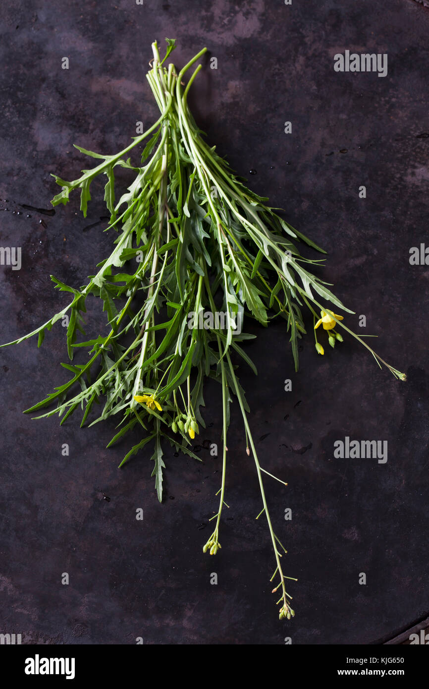 Rocket on dark ground Stock Photo - Alamy