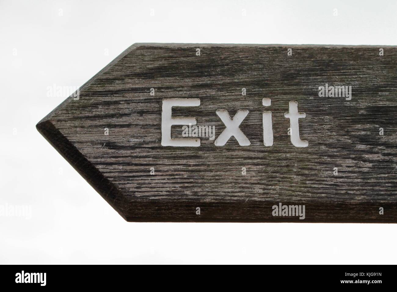 Uk exit this way sign hi-res stock photography and images - Alamy
