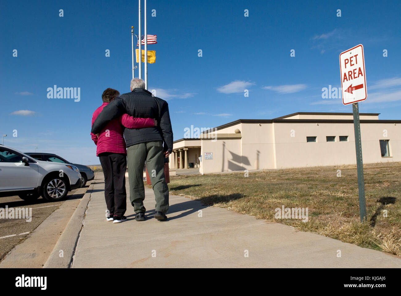 New Mexico welcome center and rest area, USA Stock Photo - Alamy