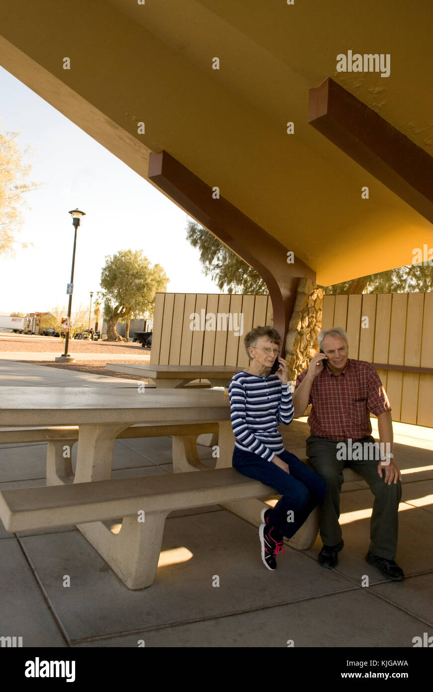 Rest area table hi-res stock photography and images - Alamy