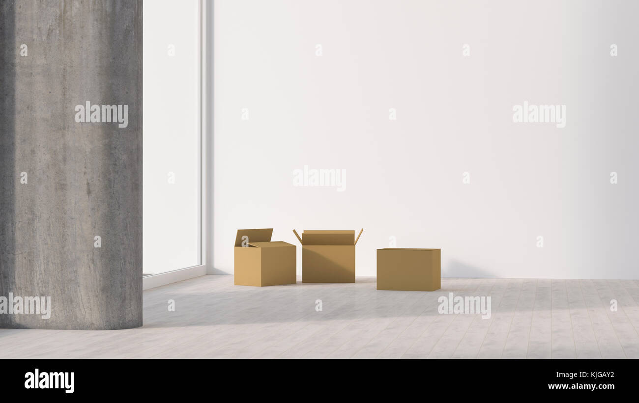 Empty boxes hi-res stock photography and images - Alamy