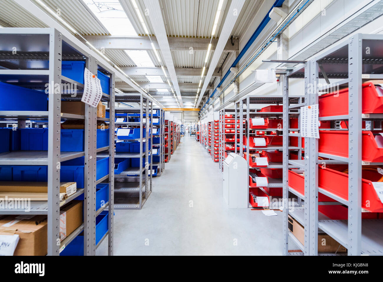 Storage room in factory Stock Photo - Alamy
