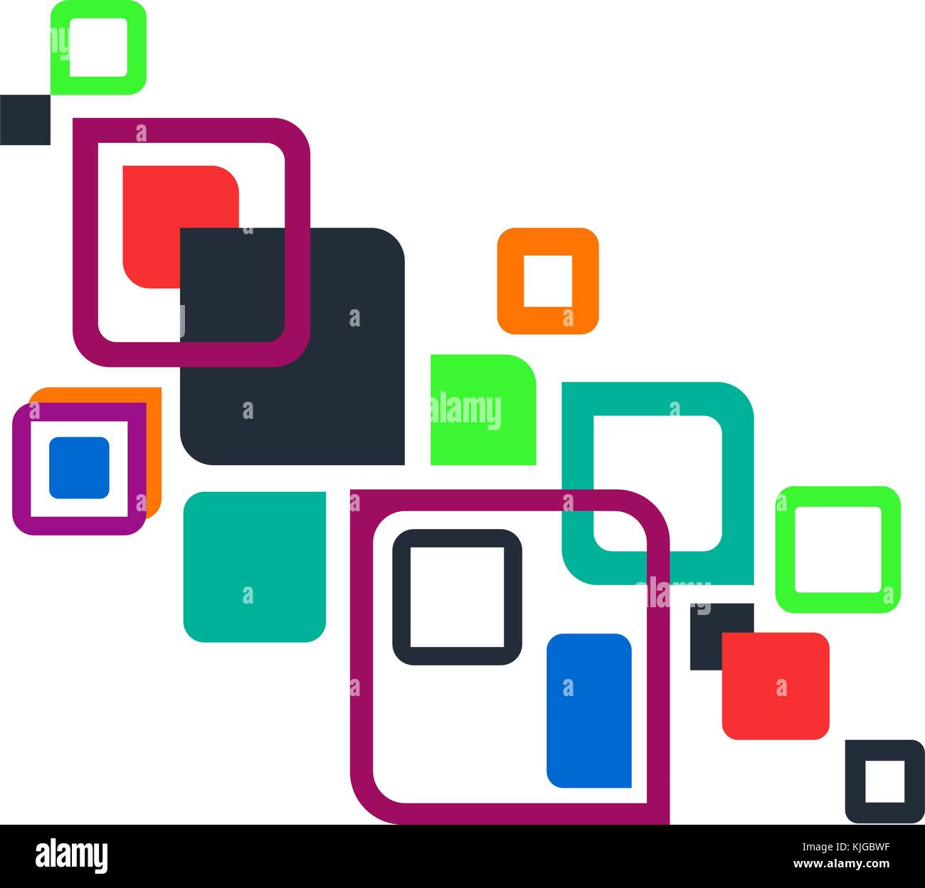 abstract squares background Stock Vector Image & Art - Alamy