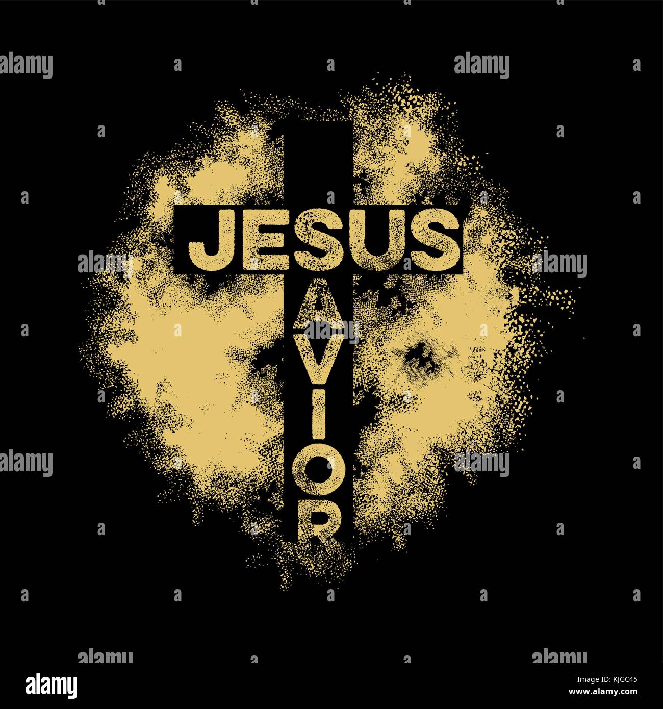 Bible lettering. Christian art. Jesus. Savior Stock Vector Image & Art ...