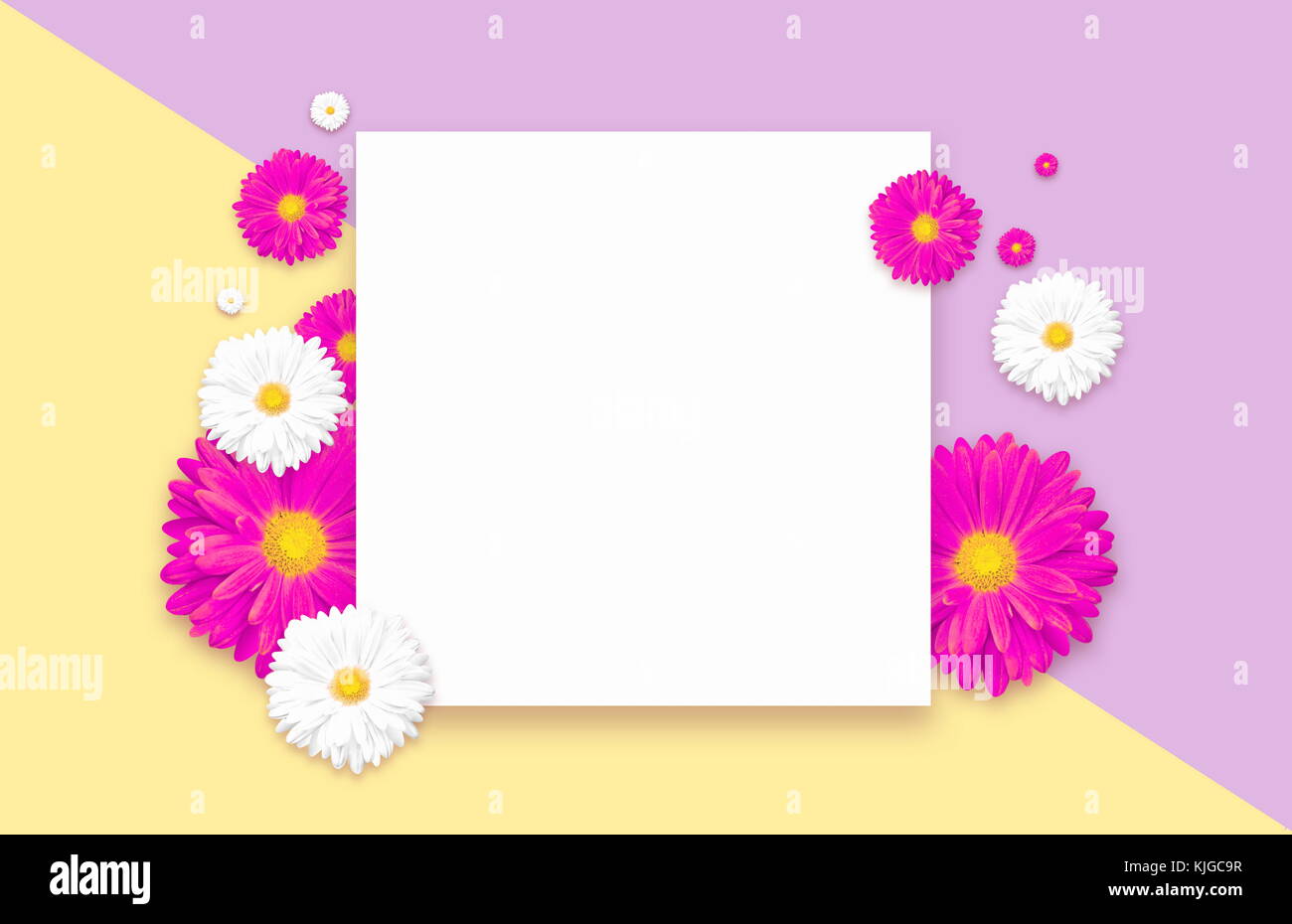 Background with beautiful colorful flower. Wallpaper flyers, invitation ...