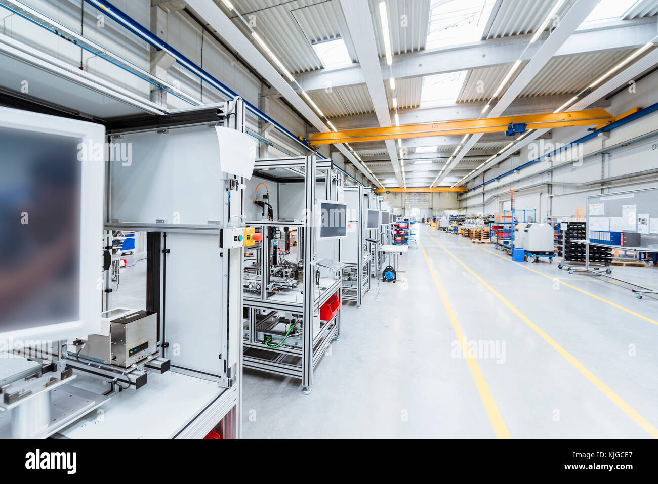 Factory shop floor Stock Photo - Alamy