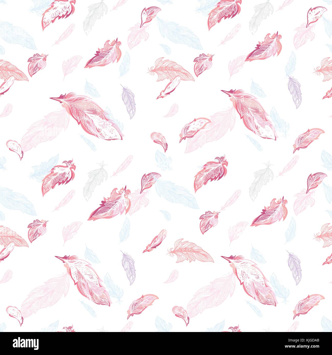 Seamless tender airy background in soft pink and white colors for ...