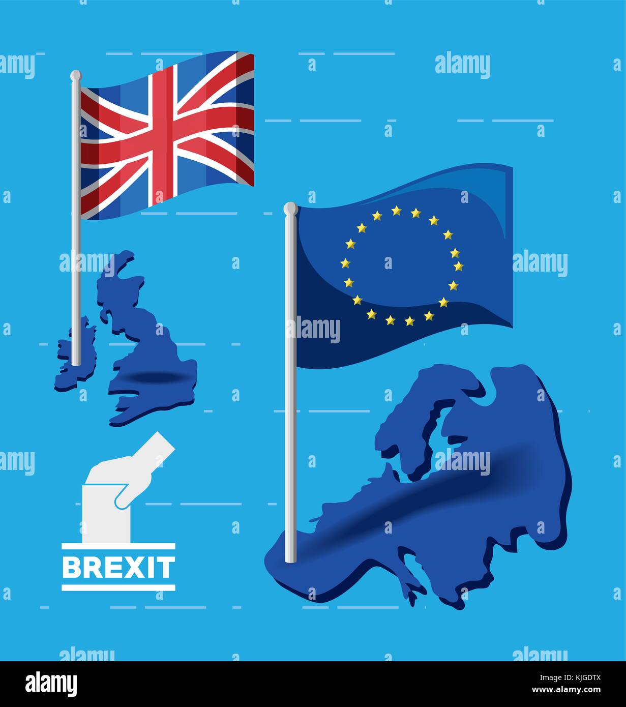 Brexit design concept Stock Vector Image & Art - Alamy