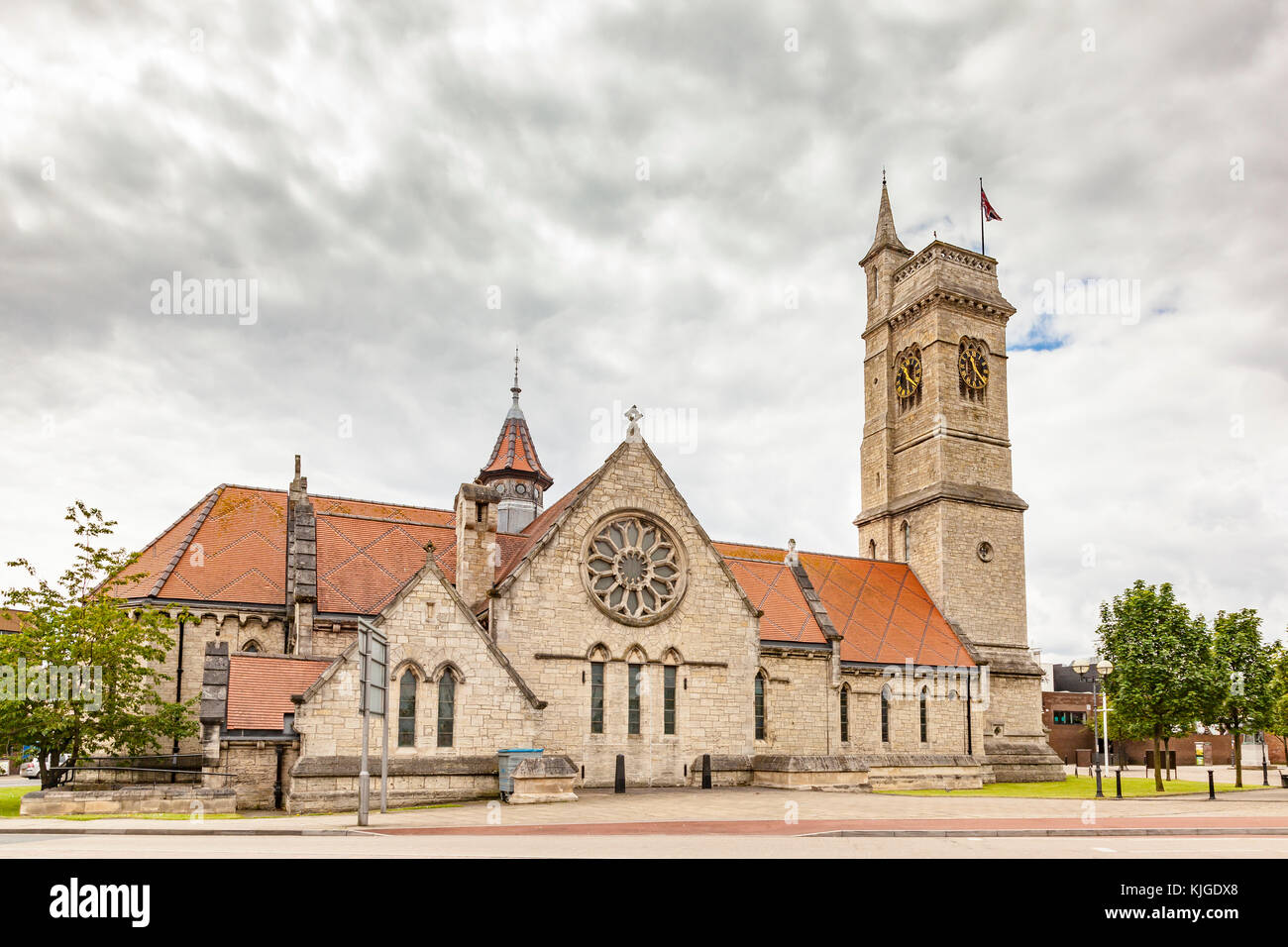 Hartlepool Art Gallery in Church Square, in Christ Church a restored ...