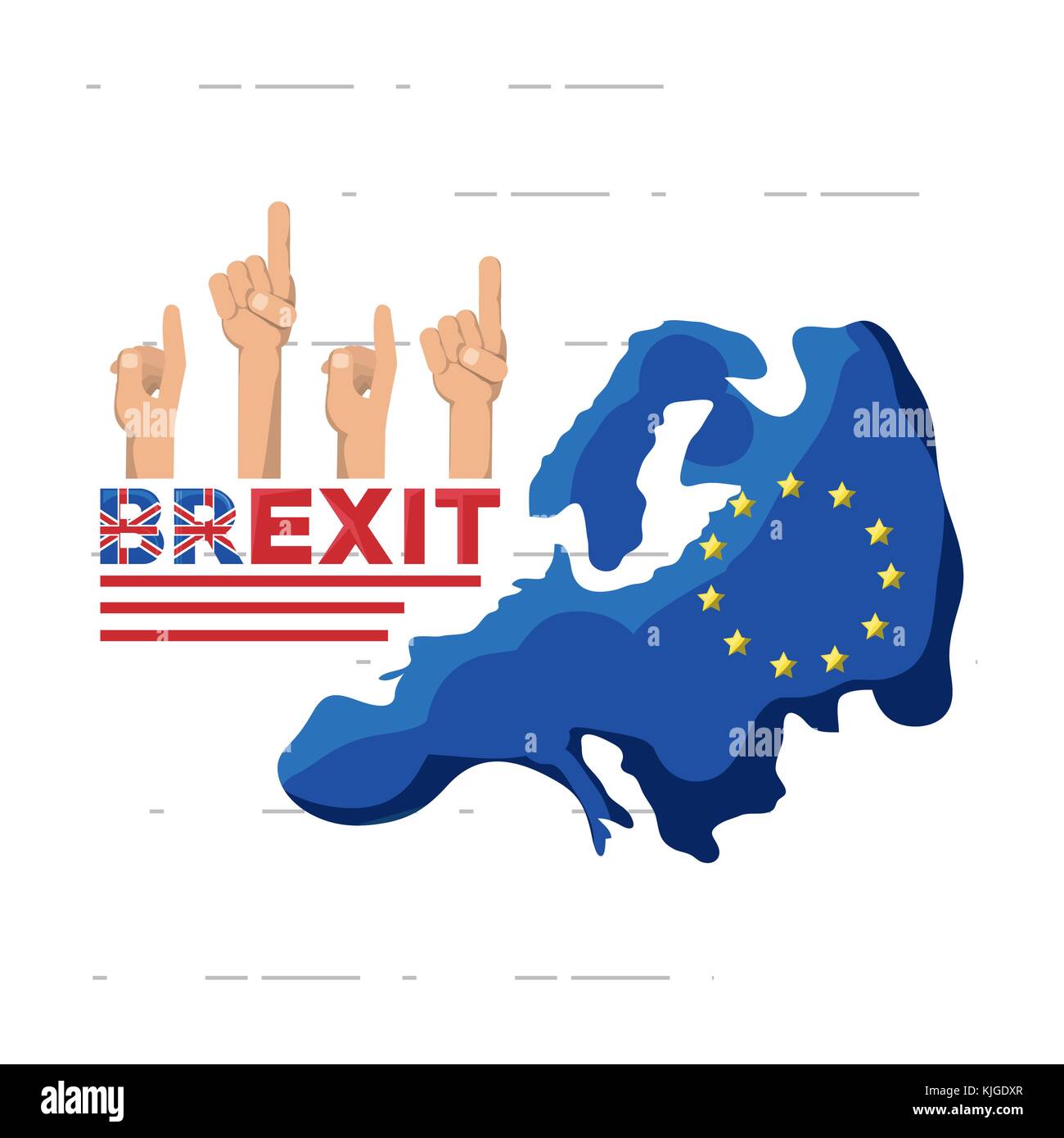 Brexit design concept Stock Vector Image & Art - Alamy