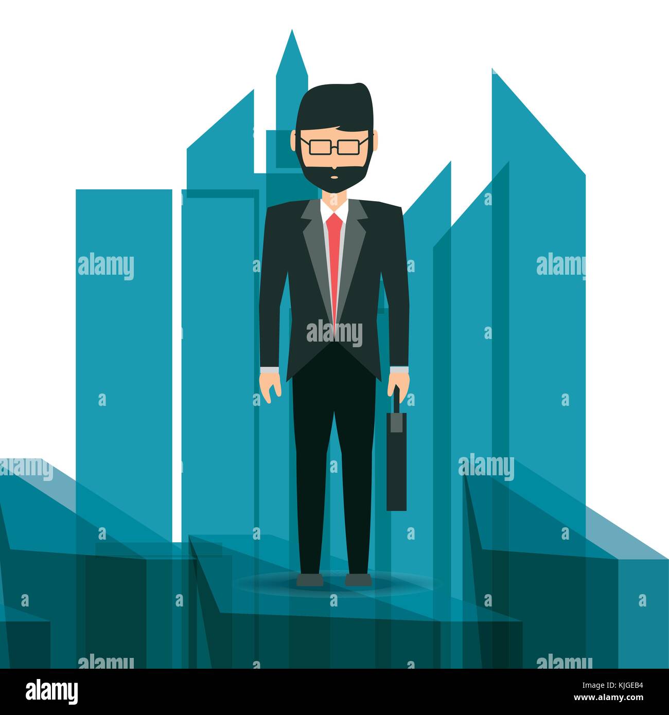 cartoon businessman design concept Stock Vector Image & Art - Alamy