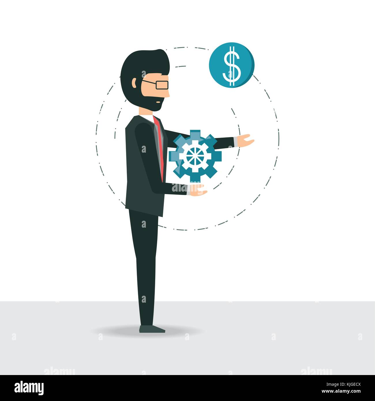 cartoon businessman design concept Stock Vector Image & Art - Alamy