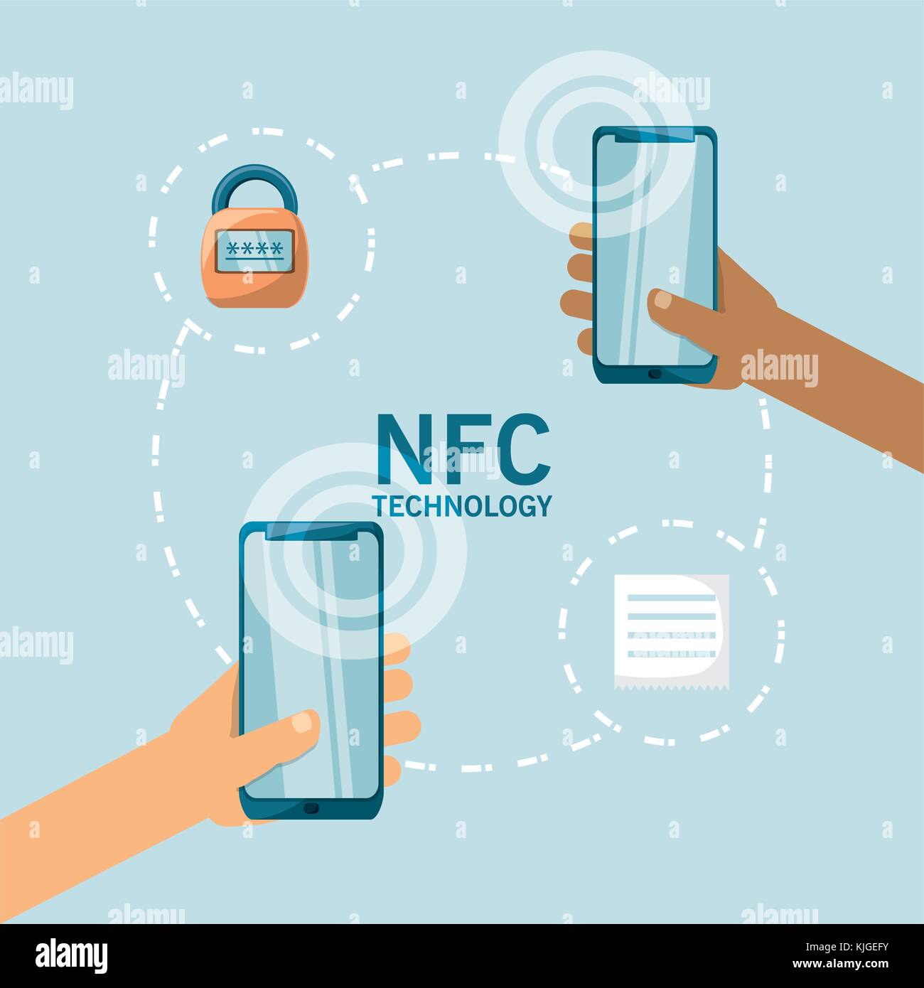 NFC payment design concept Stock Vector Image & Art - Alamy