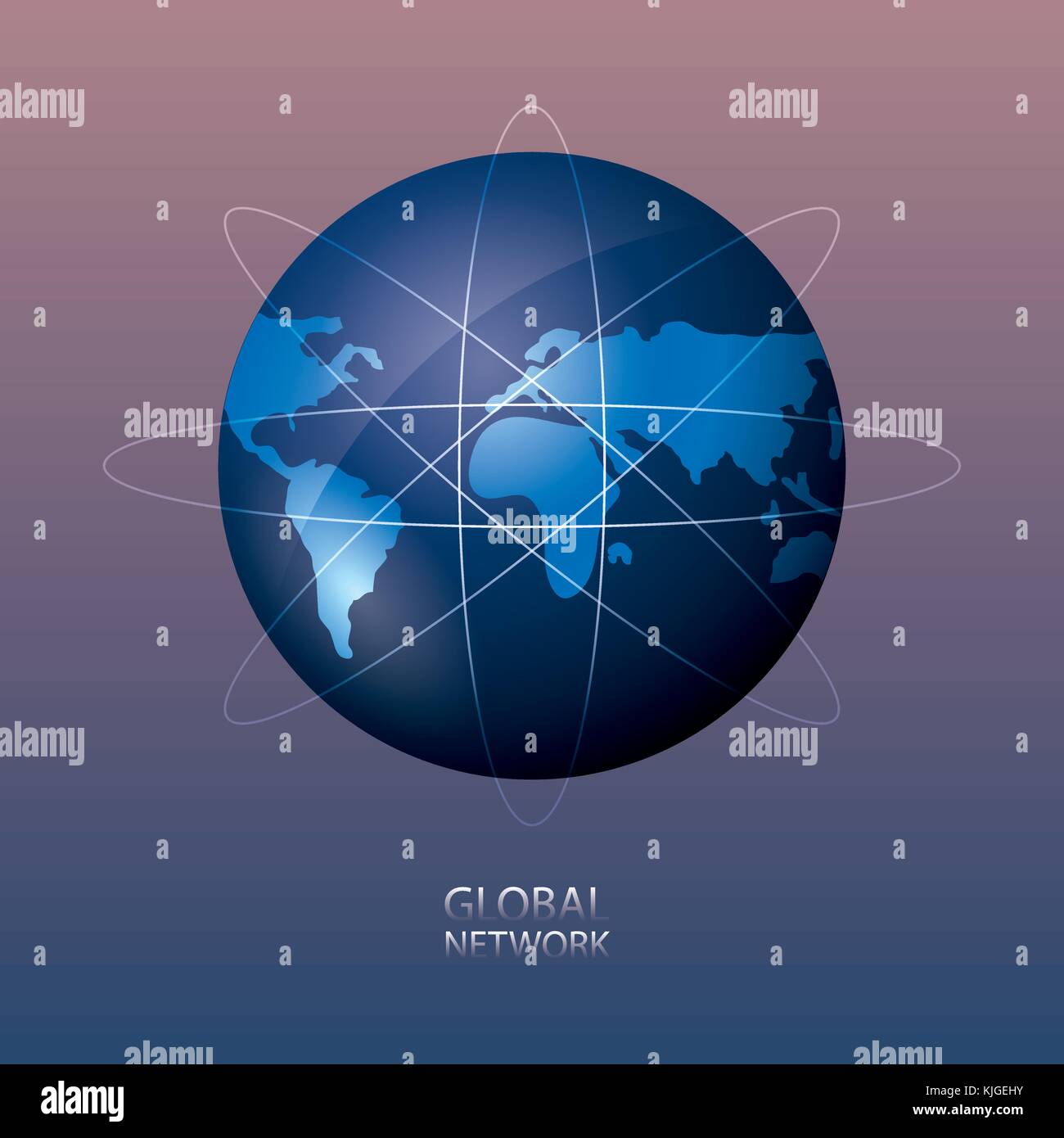 global network design concept Stock Vector Image & Art - Alamy