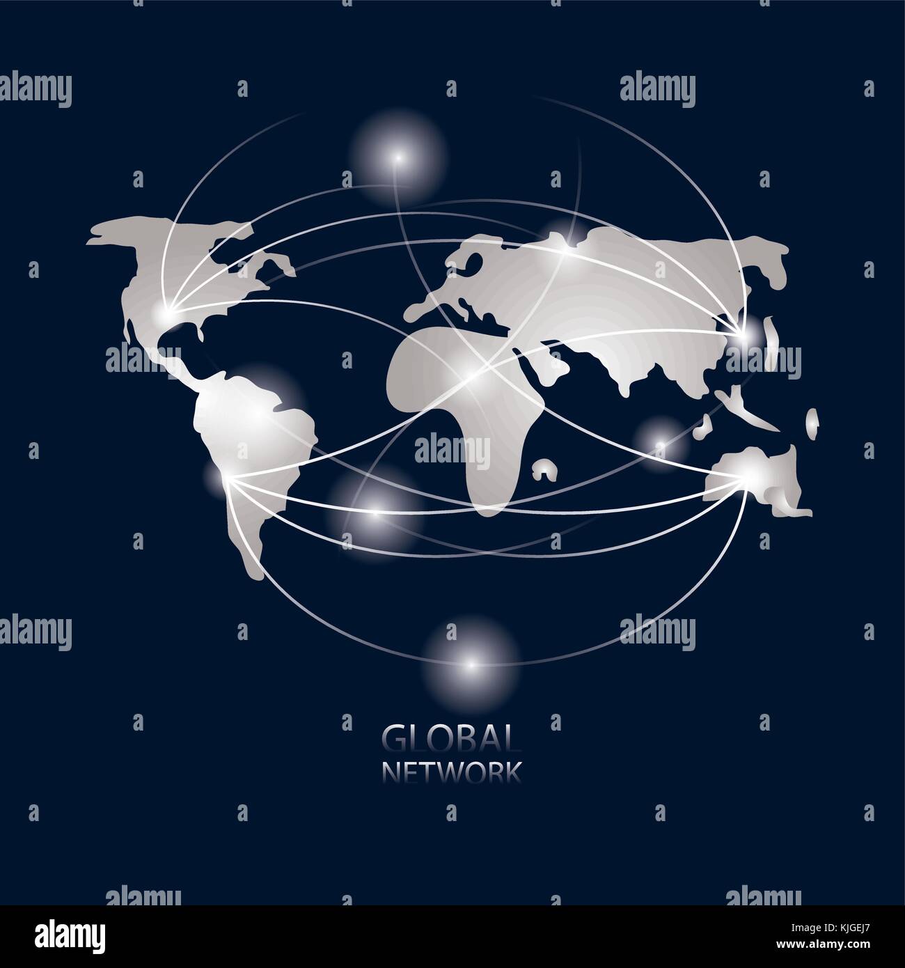 global network design concept Stock Vector Image & Art - Alamy