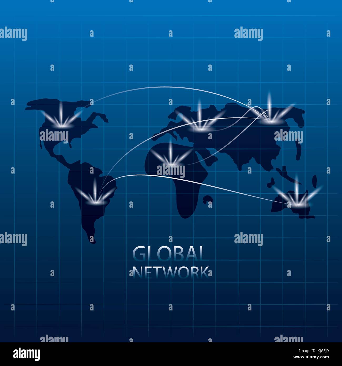 global network design concept Stock Vector Image & Art - Alamy