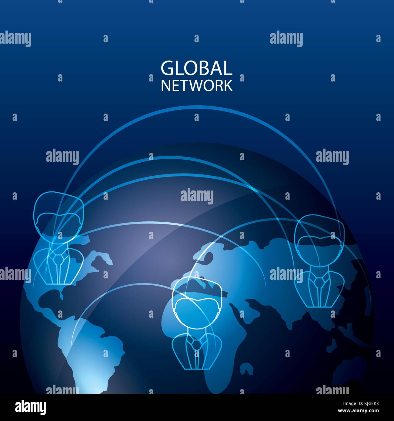 global network design concept Stock Vector Image & Art - Alamy
