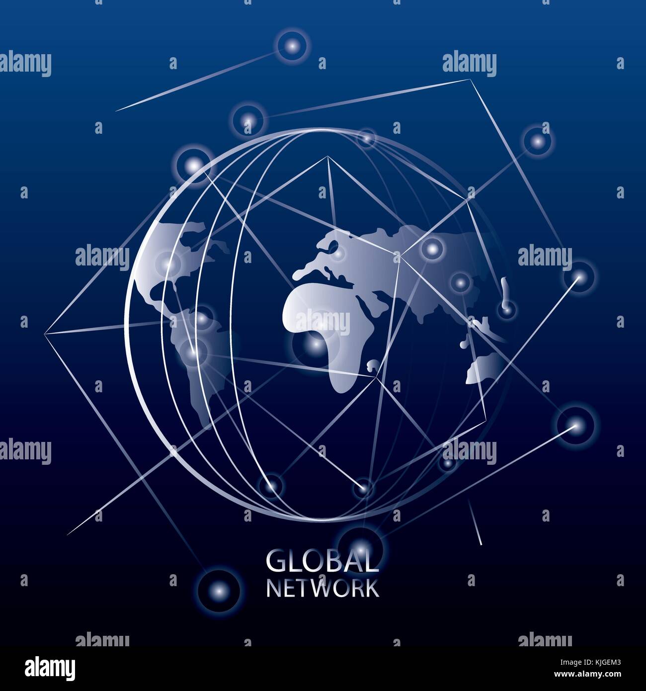 global network design concept Stock Vector Image & Art - Alamy