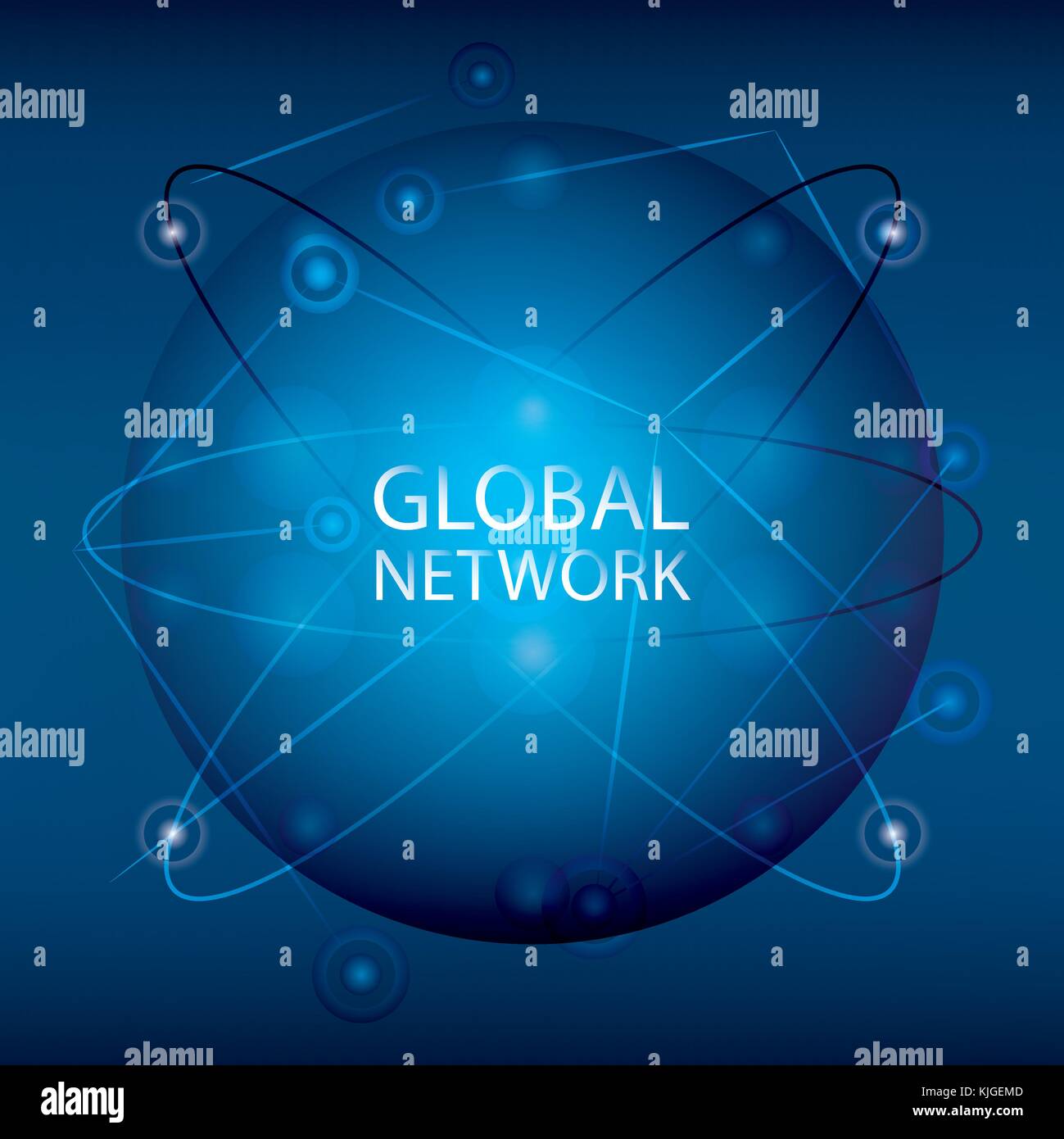 global network design concept Stock Vector Image & Art - Alamy