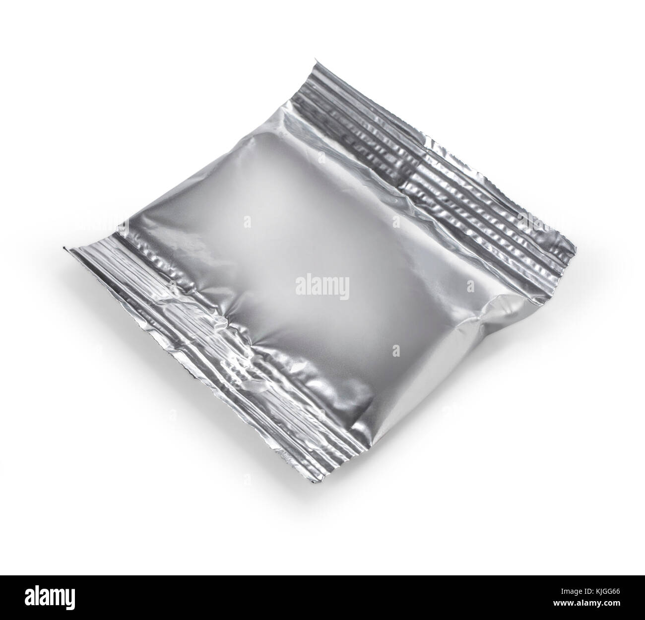 snack plastic packaging isolated on white with clipping path Stock ...
