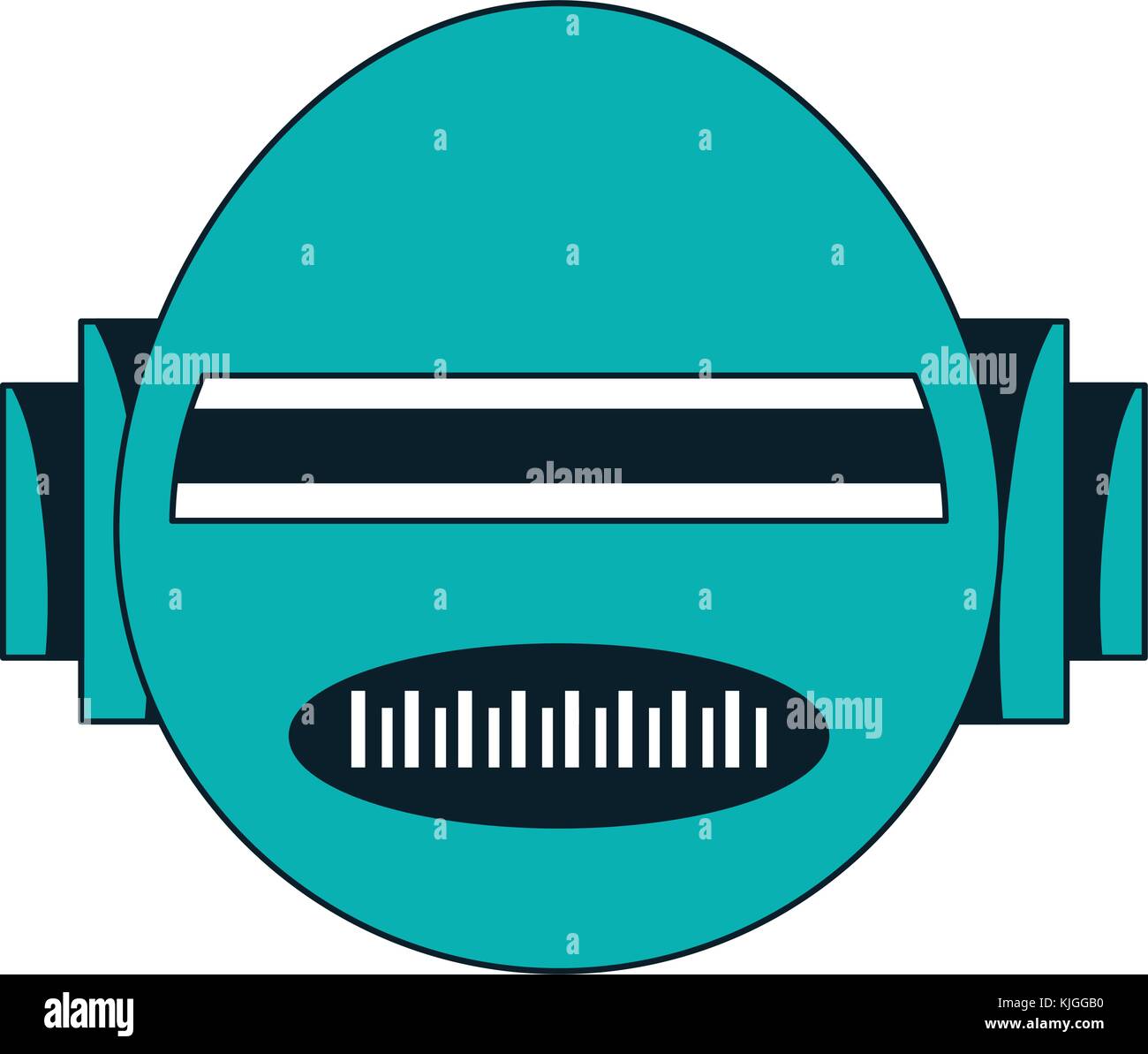 cartoon robot head icon Stock Vector Image & Art - Alamy