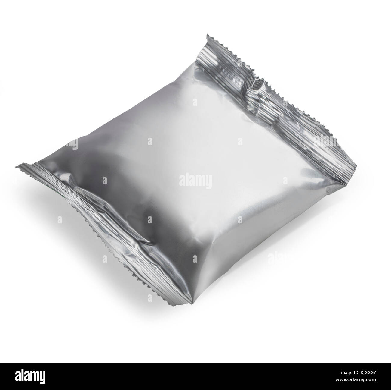 snack plastic packaging isolated on white with clipping path Stock ...