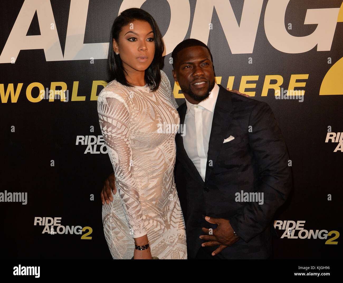 MIAMI BEACH, FL - JANUARY 06: Eniko Parrish, Kevin Hart attends World ...