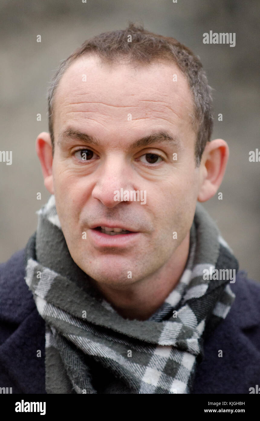 Martin Lewis, financial journalist and TV presenter, on College Green ...
