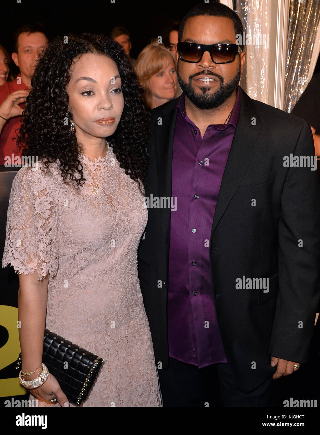 MIAMI BEACH, FL - JANUARY 06: Ice Cube, Kimberly Woodruff attends World ...