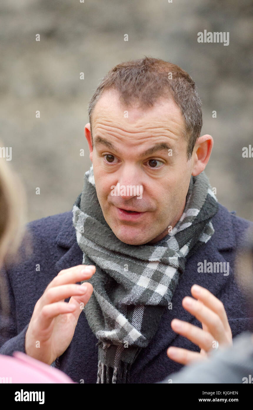 Martin Lewis, financial journalist and TV presenter, on College Green ...