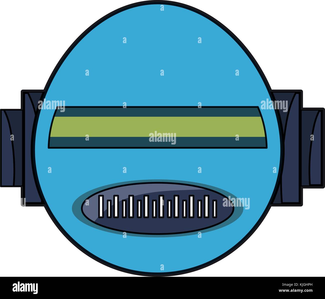 cartoon robot head icon Stock Vector Image & Art - Alamy
