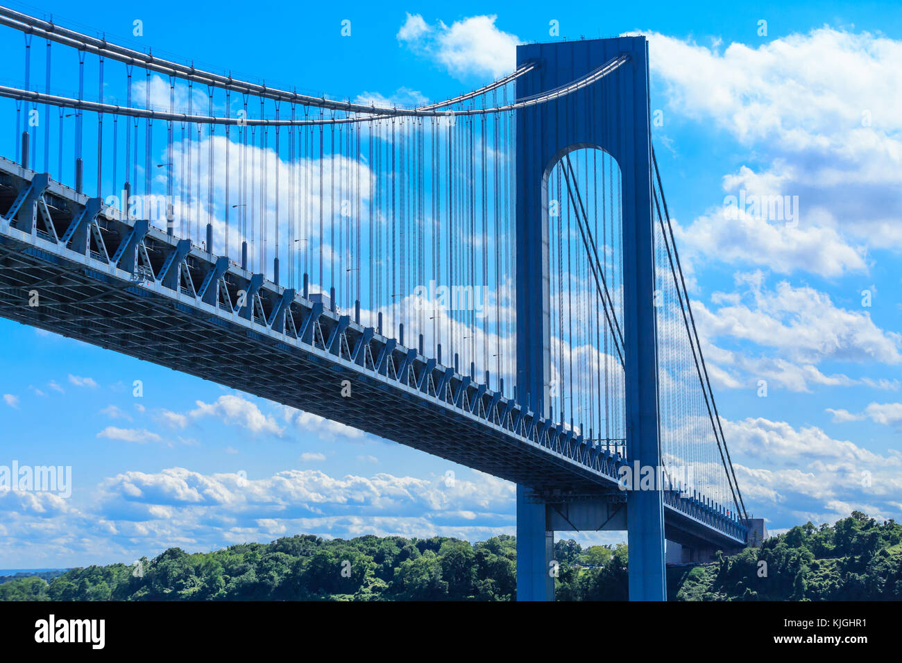 Verrazano Bridge and Sky Stock Photo - Alamy