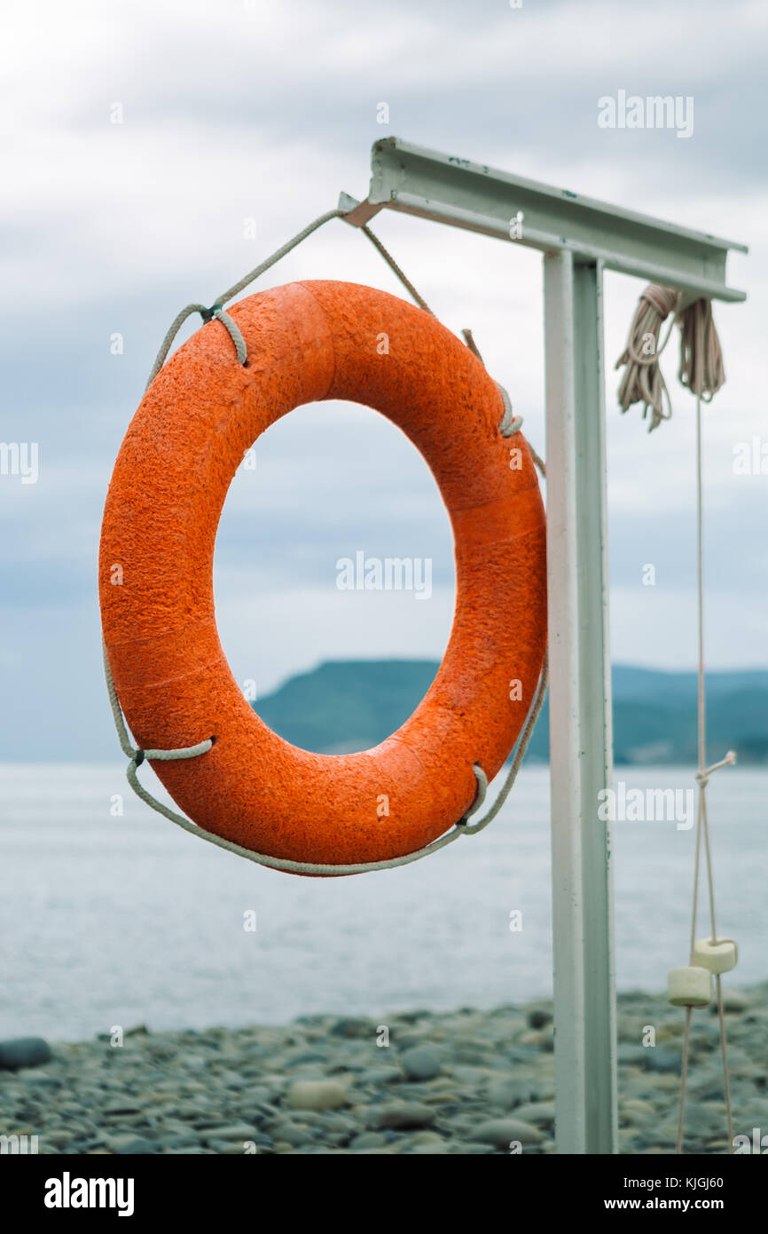 Coast guard life ring hi-res stock photography and images - Alamy