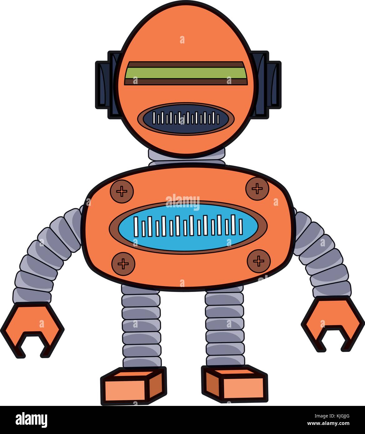 cartoon robot design Stock Vector Image & Art - Alamy