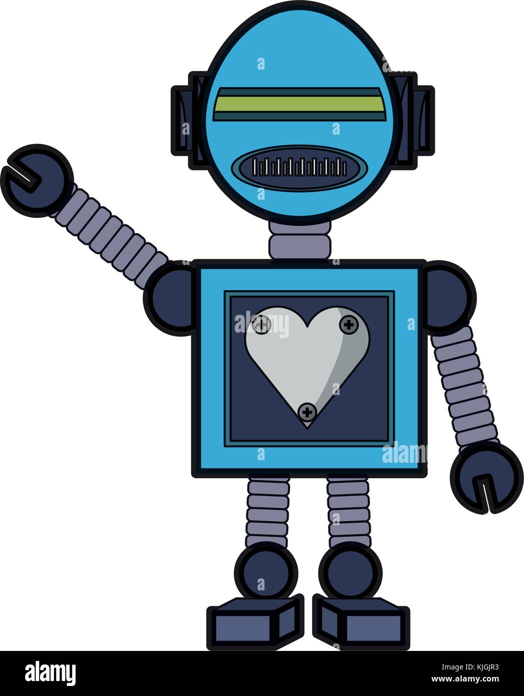 cartoon robot design Stock Vector Image & Art - Alamy