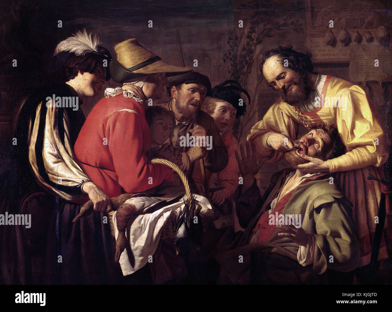 Gerard Van Honthorst - The Puller of Teeth 17th century Stock Photo - Alamy