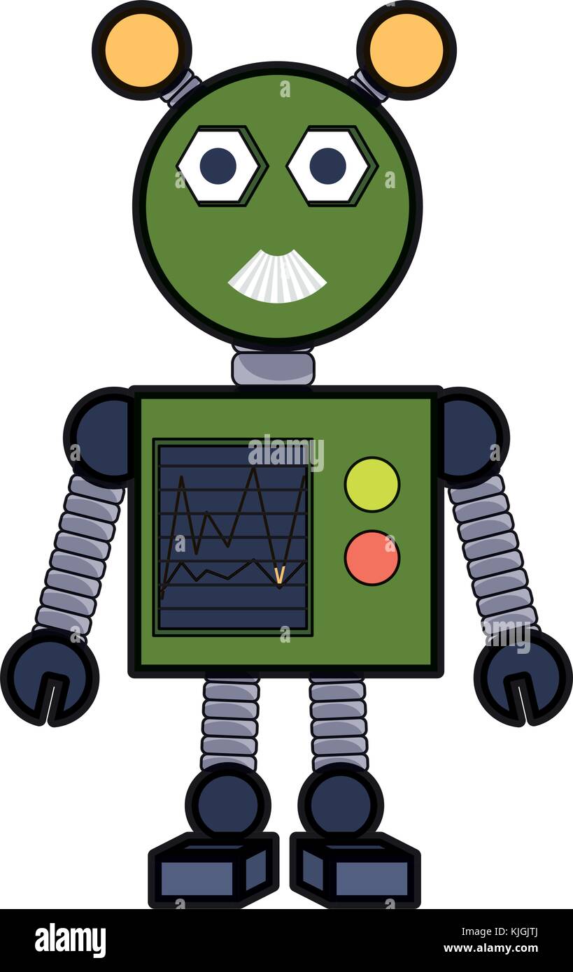 cartoon robot design Stock Vector Image & Art - Alamy